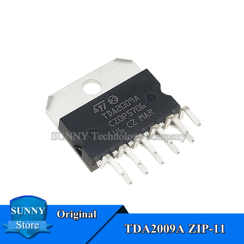 1Pcs Original TDA2009A ZIP-11 TDA2009 ZIP11เสียงชิปพาวเวอร์แอมป์ IC ...