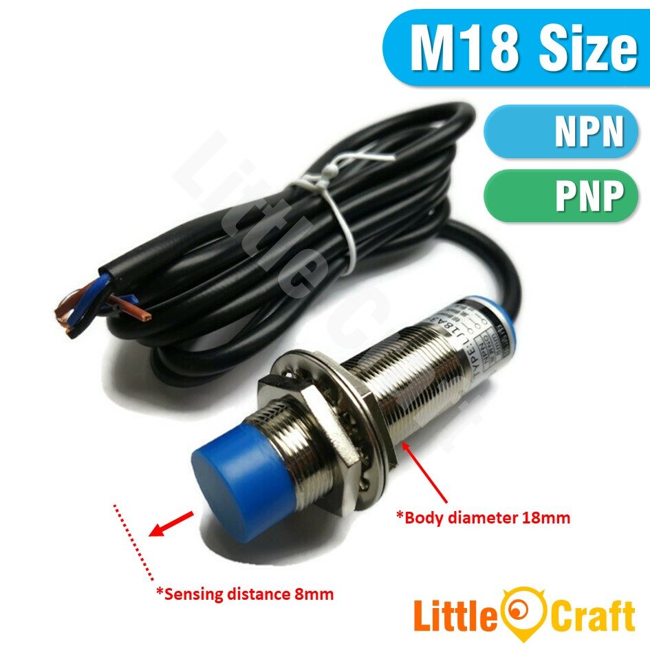 Inductive Proximity Sensor Switch NPN PNP DC 6-36V 300mA 1mm - 8mm | Lazada