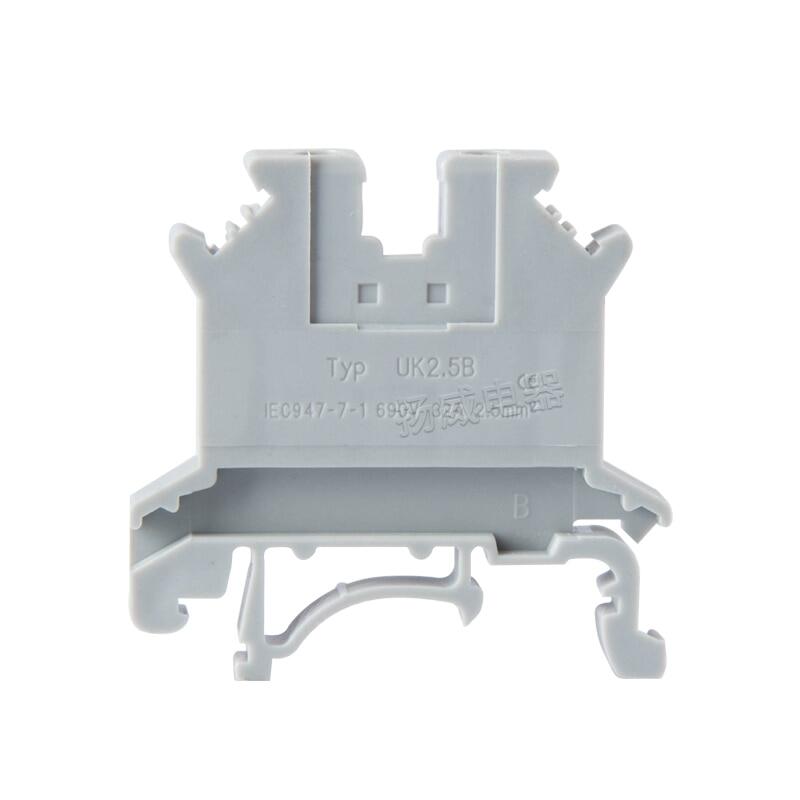 CE 50Pcs Wire Terminal Blocks UK-2.5B Universal DIN Rail Lug แผ่นสายไฟ ...