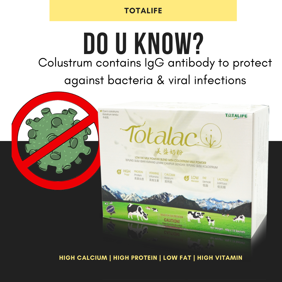 Totalife's Totalac Cow Colostrum Milk Powder with IgG 300mg | Lazada