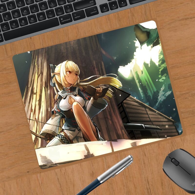 HOLOLIVE Shiranui Flare Mouse Pad 不知火芙蕾雅滑鼠垫 | Lazada