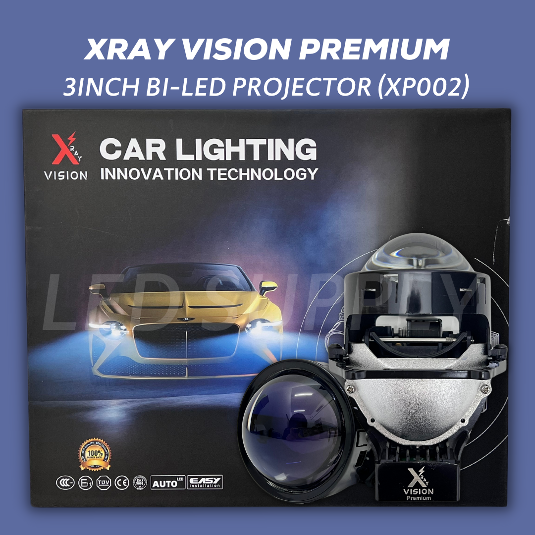 XRAY VISION PREMIUM 3INCH BI-LED HEADLIGHT SYSTEM HEADLAMP PROJECTOR ...