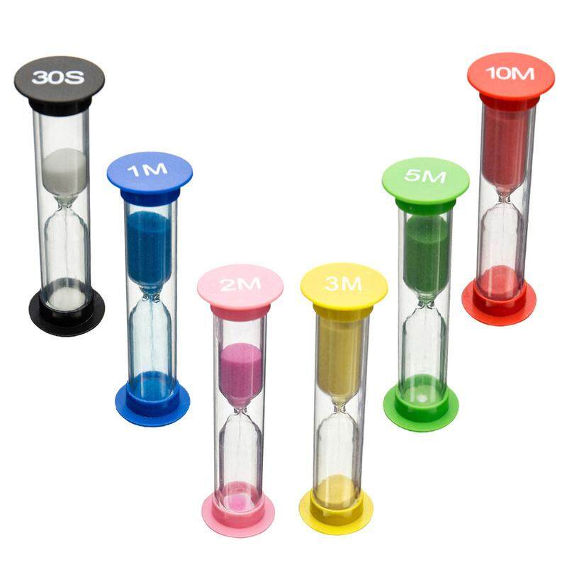 6pcs Hourglass Set Retro Clock Children's Educational Toy Timer Home ...