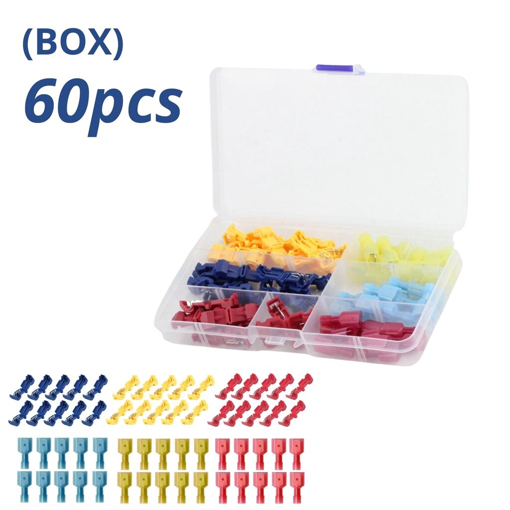 T-Type Wire Connector Clip Wire Connector Cable Connector Electrical ...