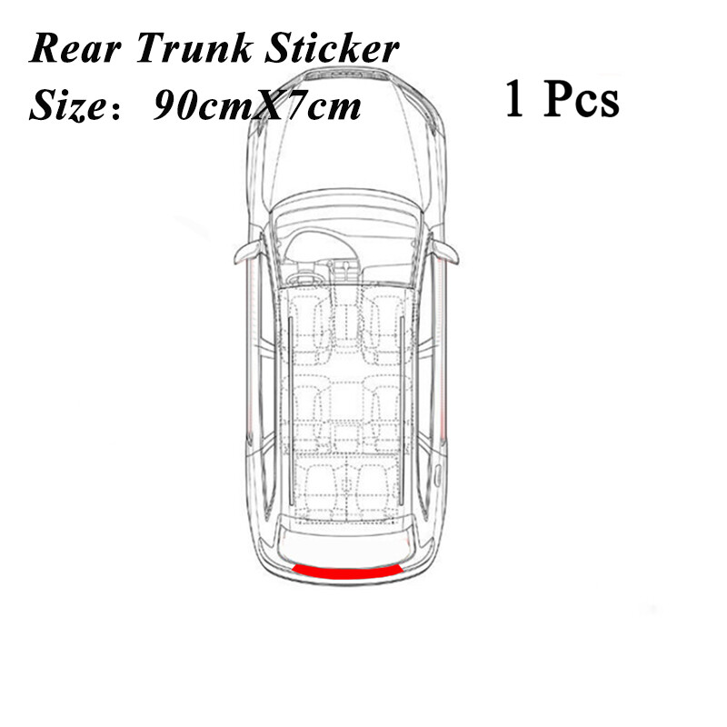 Door plates 6D Carbon Fiber still car styling molding accessories on ...