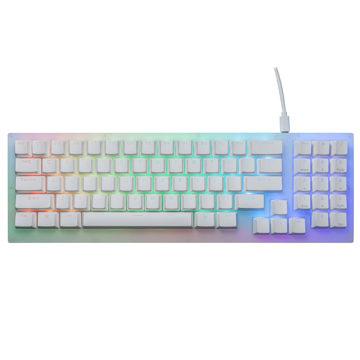 Gamakay K77 77คีย์ Hot Swappable Mechanical คีย์บอร์ดเล่นเกม RGB Tyce-C ...