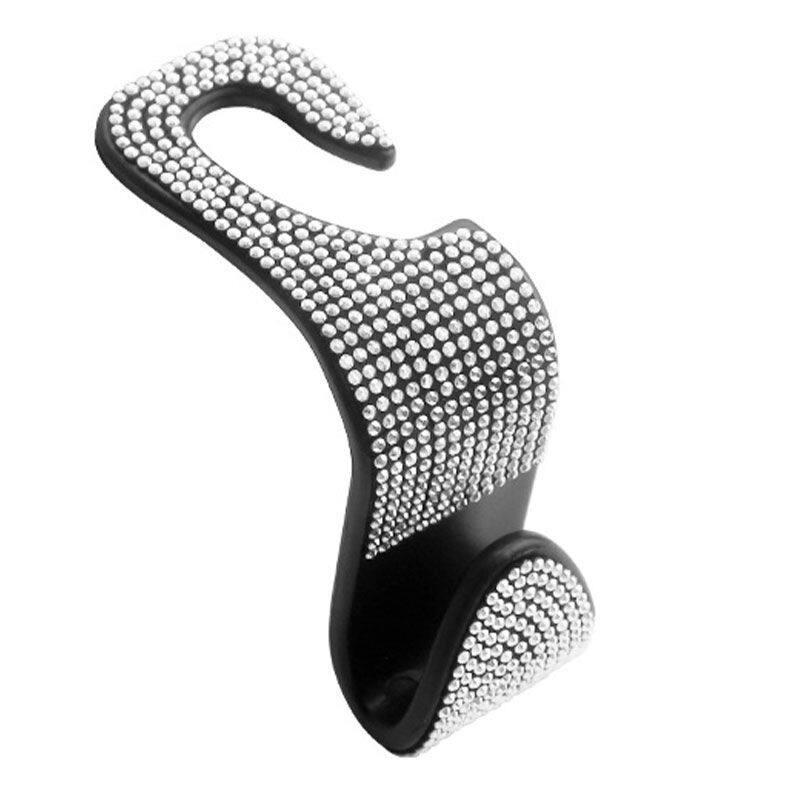 Cherrya Rhinestone Car Seat Back Hook Bling Diamond Hanger Back Mount ...