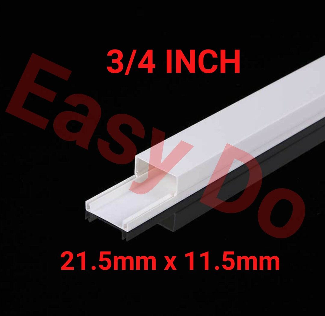6 Ft Pvc Wiring Casing Electrical Casing Trunking Wire Casing Elektik