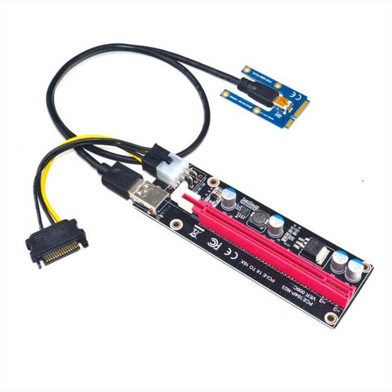 Mini PCIe to PCI Express 16X Riser for Laptop External Graphics Card ...