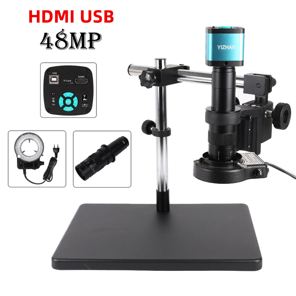 Yizhan 48MP 4K Digital Microscope 130X 180X Magnification Lens ...