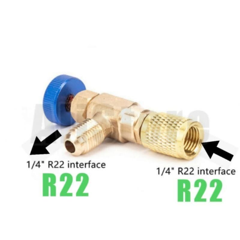 ALi R410A R32 R22 Refrigeration Charging Valve Adapter Air Conditioning ...