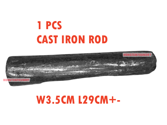 (Ready Stock)Cast Iron rod/Width 3.5CM + - /LENGTH 29CM+-/Bar/Cast iron ...