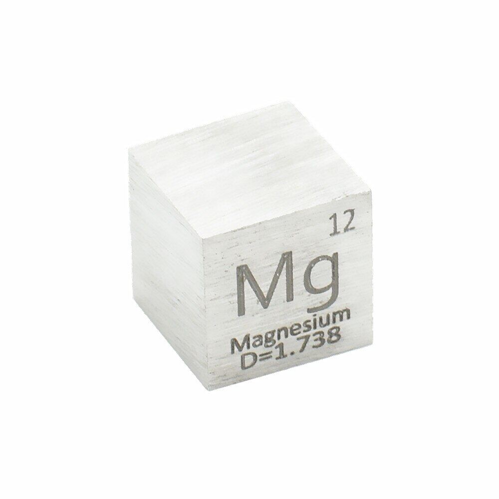Magnesium Cube Metal Mg Density Block High Purity for Element ...