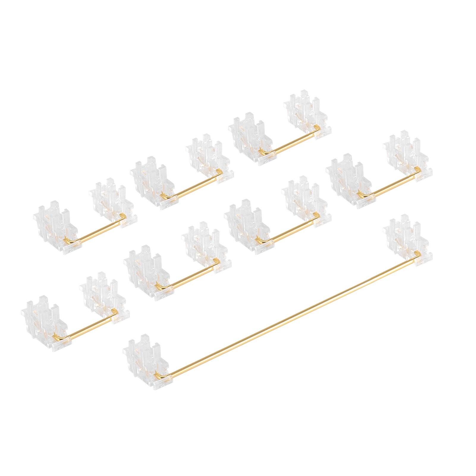 DUROCK Smokey Plate Mount Stabilizer With Gold-Plated Wires Compatible ...
