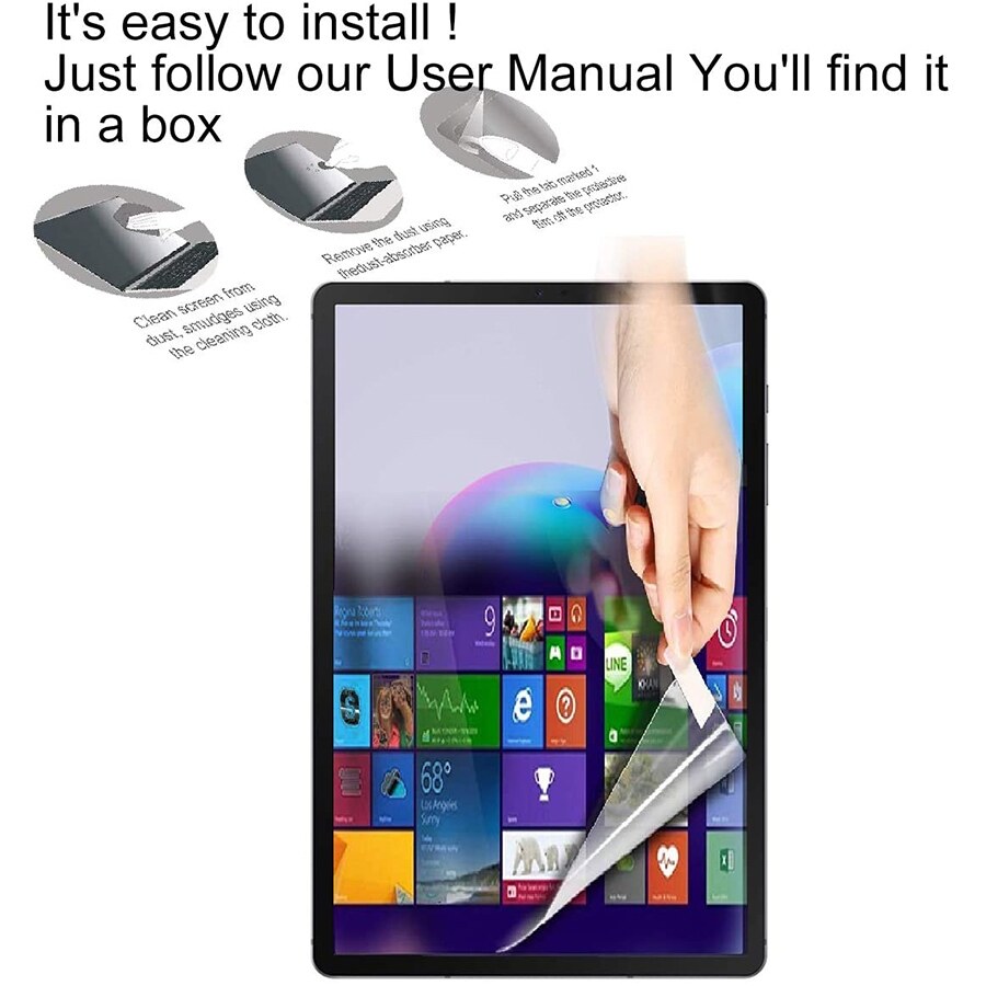 【ร้อน】2ชิ้นฟิล์มไฮโดรเจลสำหรับ S Amsung G Alaxy Tab A7 T500 T505 10.4 ...