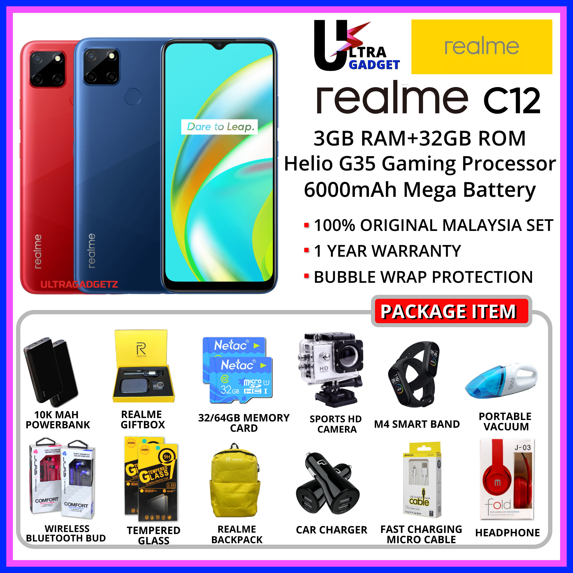 Realme C12 Price in Malaysia & Specs - RM488 | TechNave