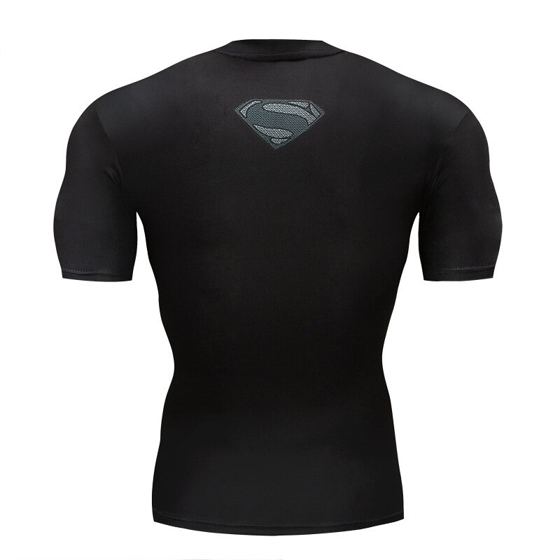 Mens Training Compression Shirt 3D Printed T-Shirt Gym Sports Running ...