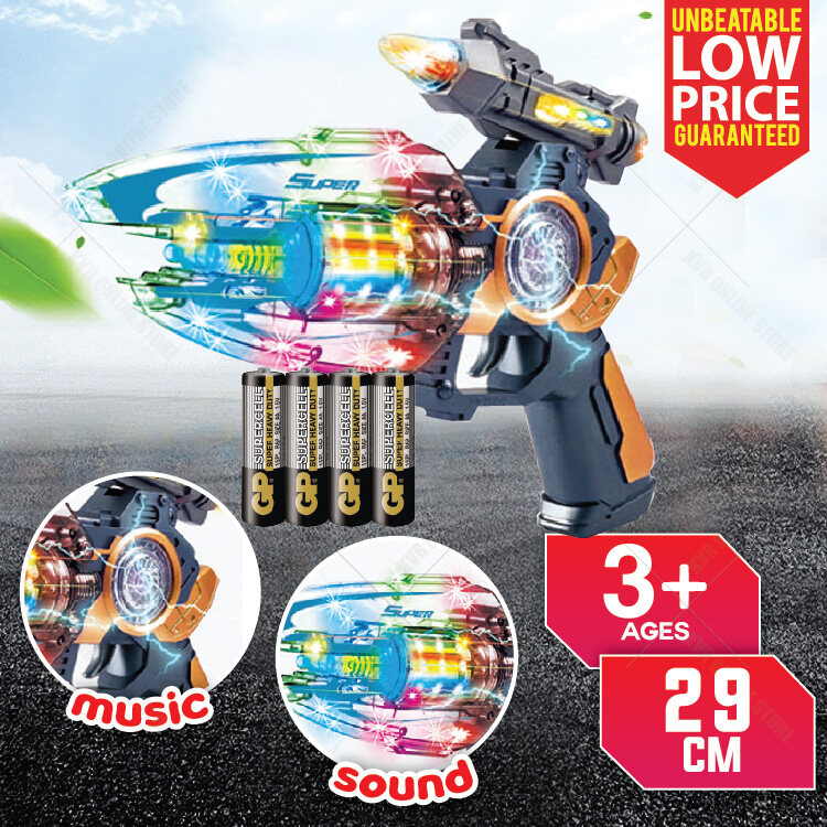 29CM Infrared Laser Tag Toy Gun with LED Light & Sound Effects ...