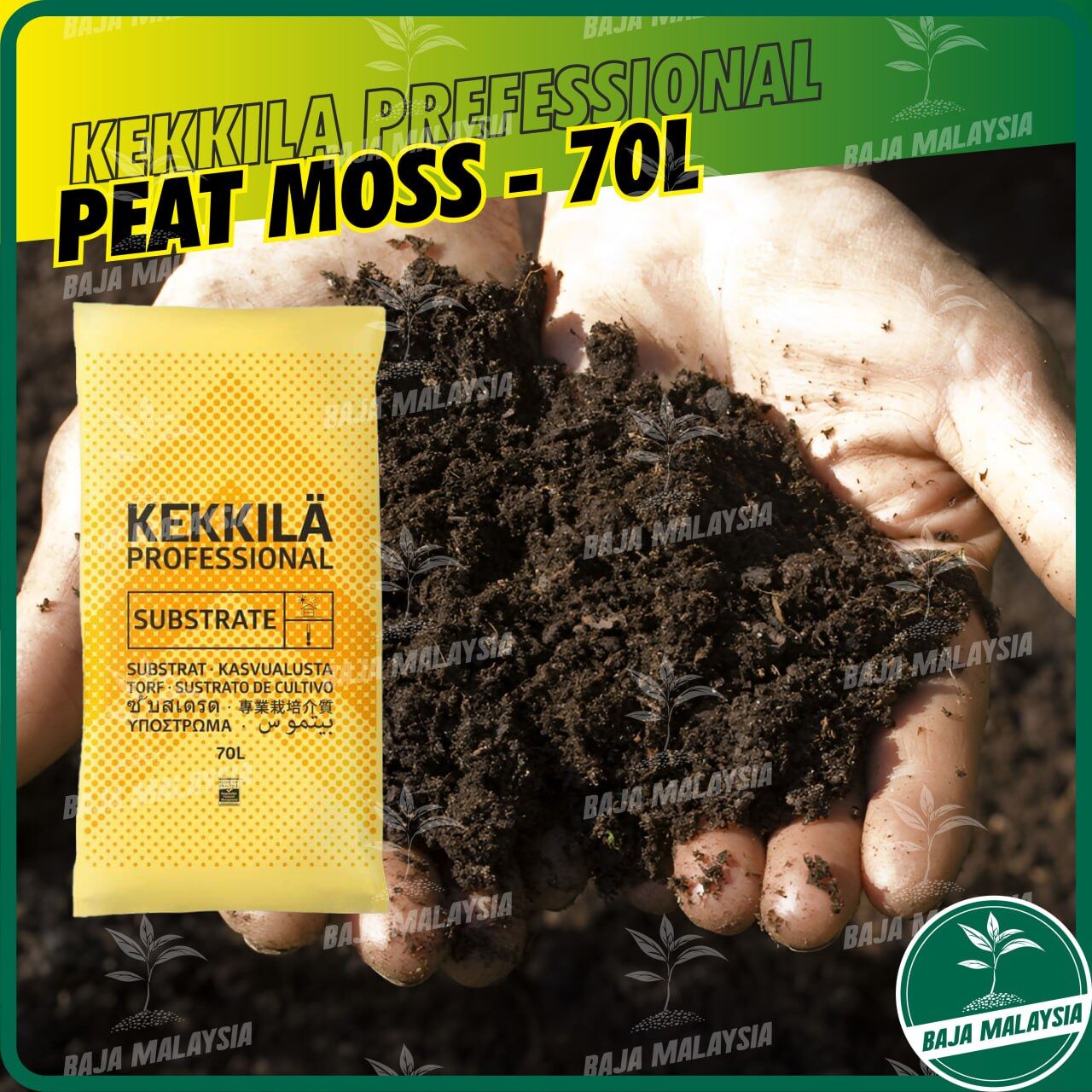 KEKKILA PROFESSIONAL Substrate 70 Liter Seedling Soil Peat Moss Organic ...