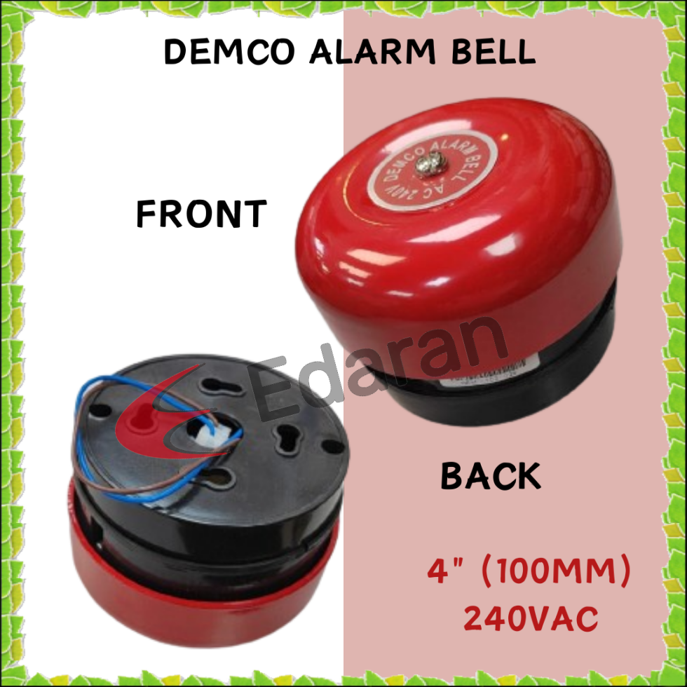 DEMCO D-102 4'' (100MM) AND 6'' (150MM) ALARM BELL / DOME BELLS ...