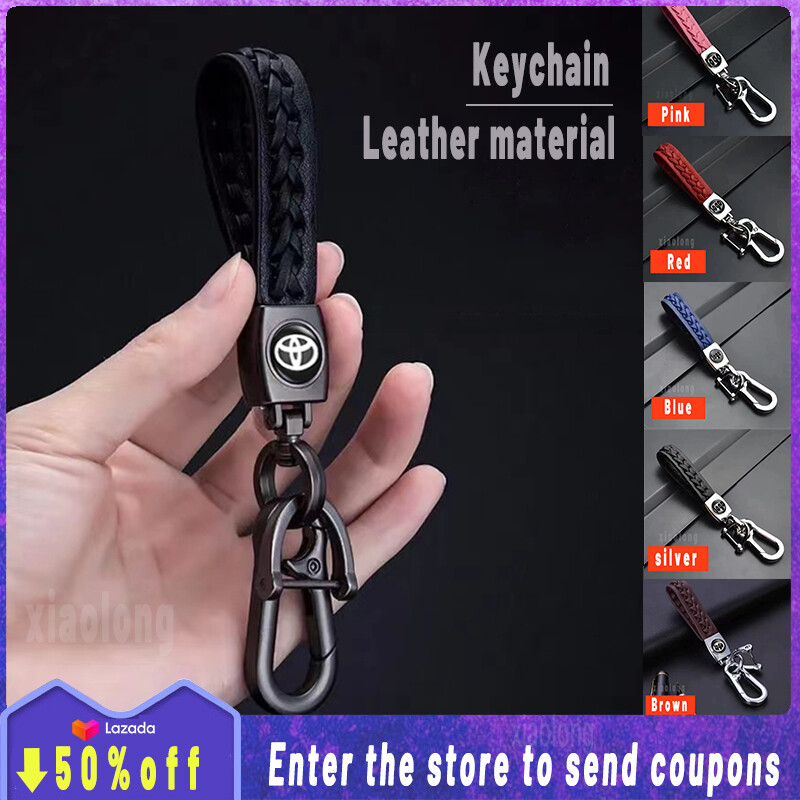 for toyota keychain leather car motorcycle Fashion Men Women Creative ...