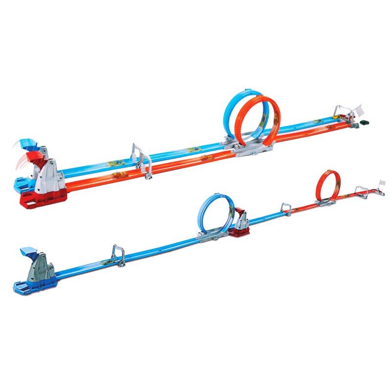 Hot Wheels Carros Track Model Double Loop Dash Car Race Kids Toy Metal ...