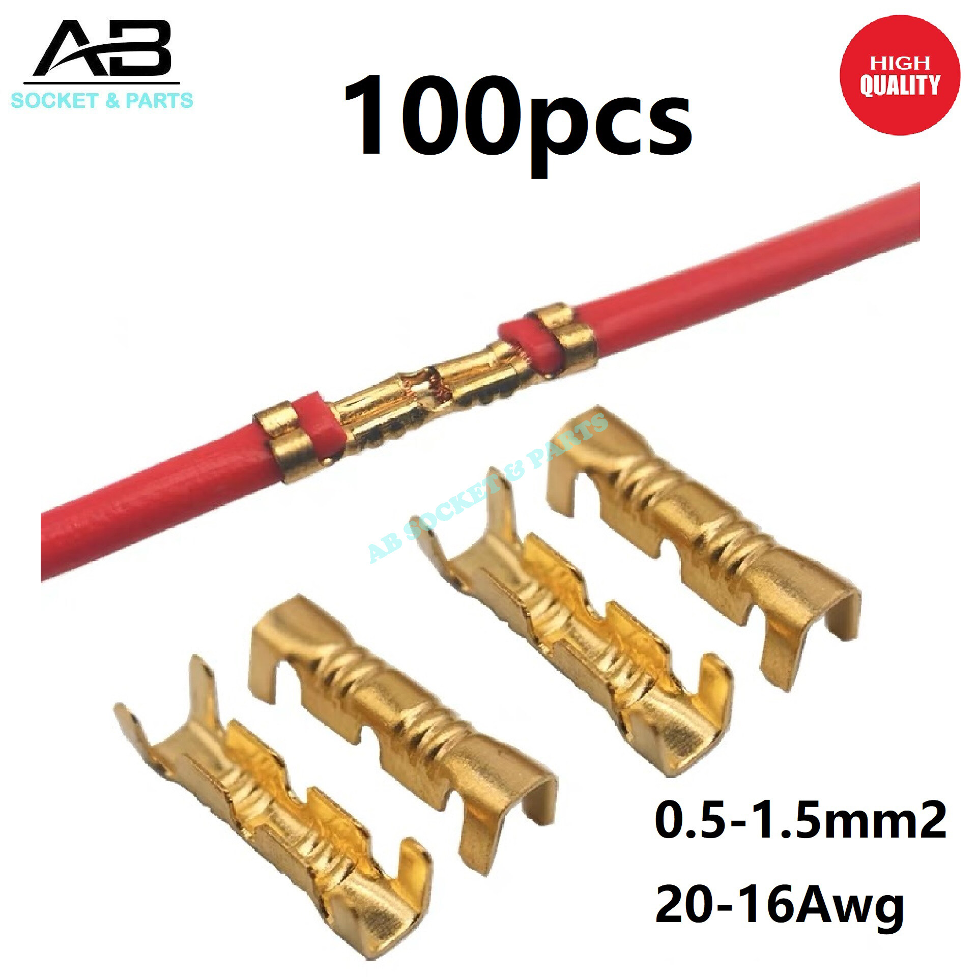 U Type Copper Brass Terminal Clip (100Pcs) | Lazada