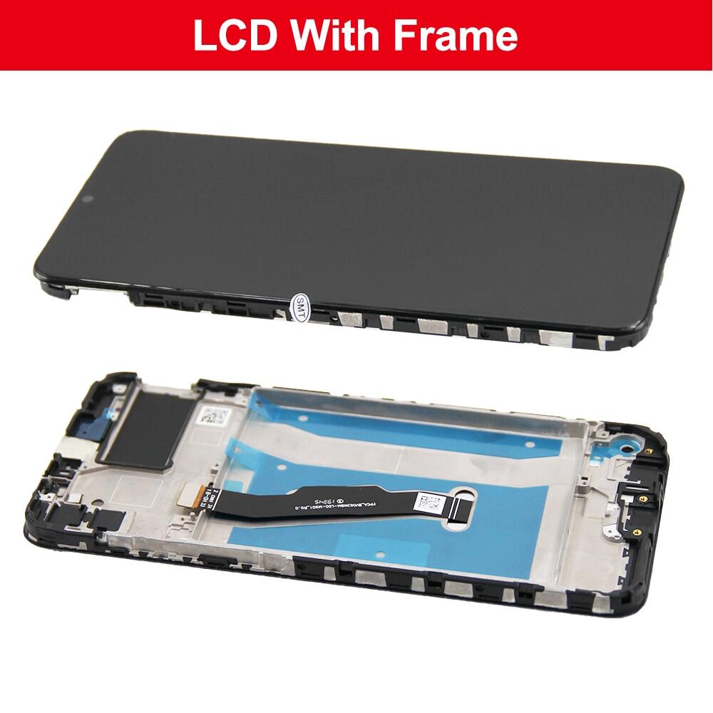 6.3 ''จอแสดงผลสำหรับ Huawei Y6P LCD พร้อมกรอบ Touch Screen Digitizer ...