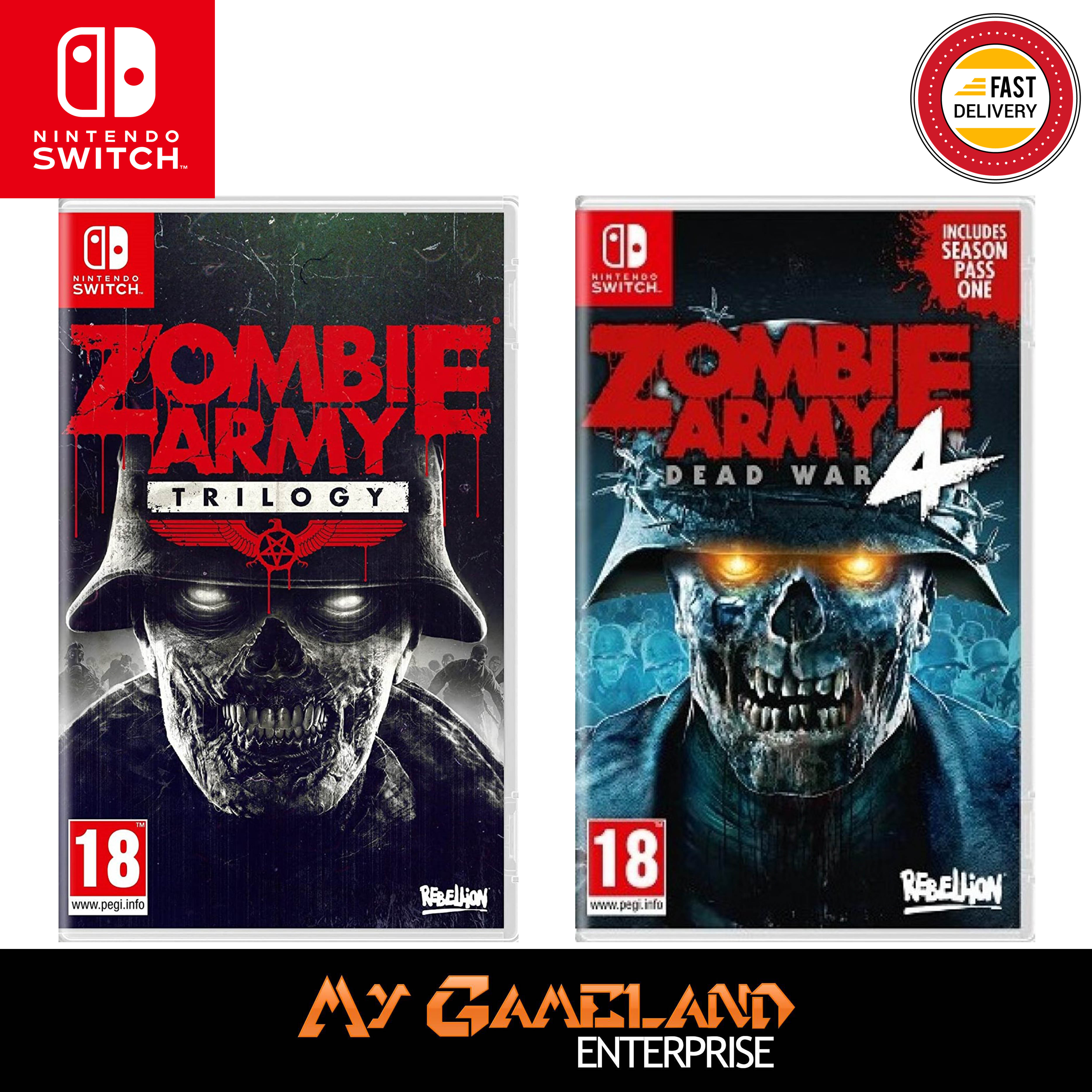 Nintendo Switch Zombie Army 4 Dead War / Zombie Army Trilogy (EU ...