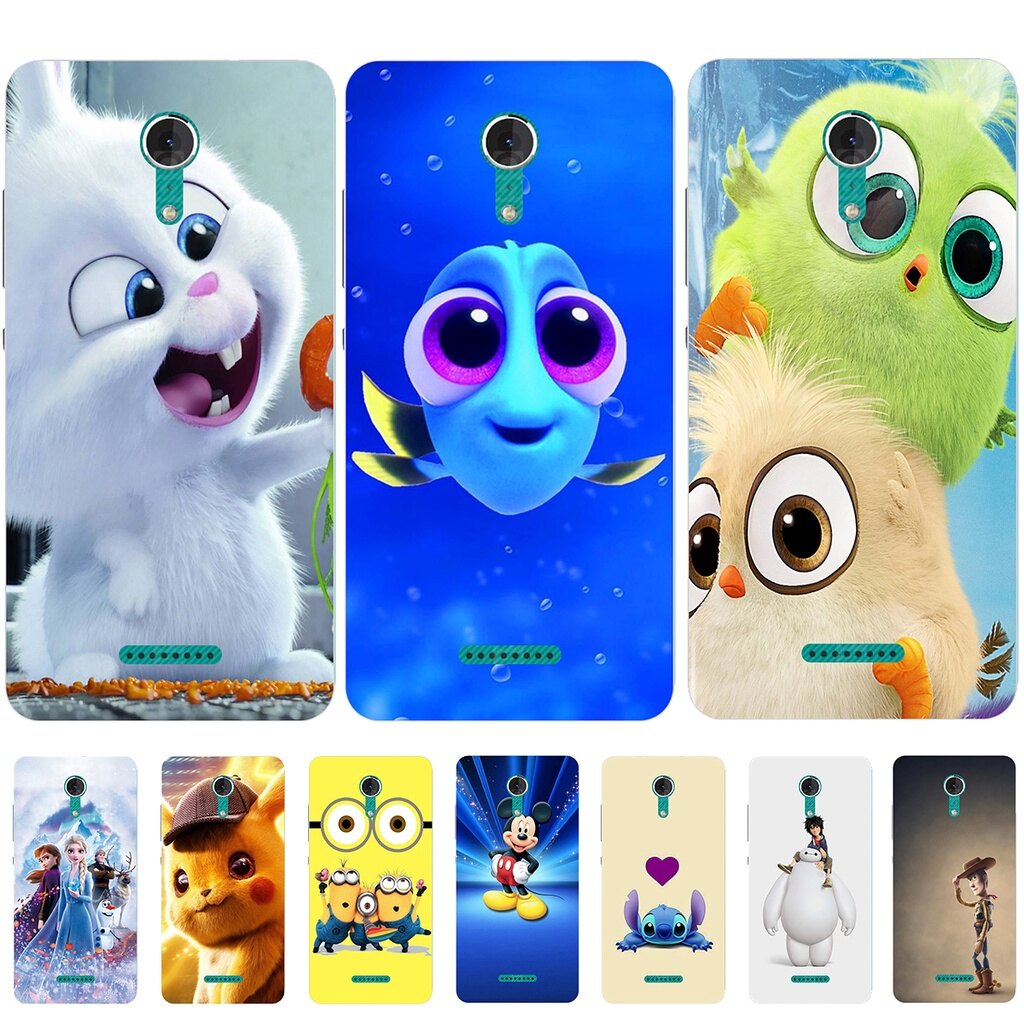 Wiko Tommy 2 3 Plus การ์ตูน Snowball Minions มิกกี้ Pikachu เคสซิลิโคน ...