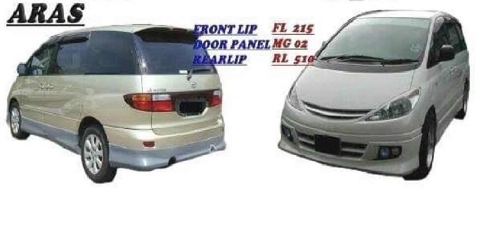 Toyota estima acr30 aras bodykit body kit front side rear bumper panel ...