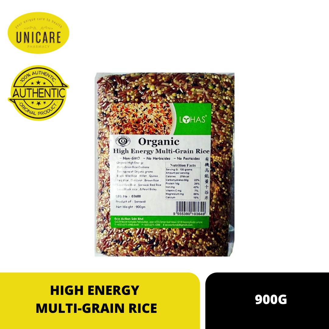 ECO ORGANIC HIGH ENERGY MULTI GRAIN RICE 900G | Lazada