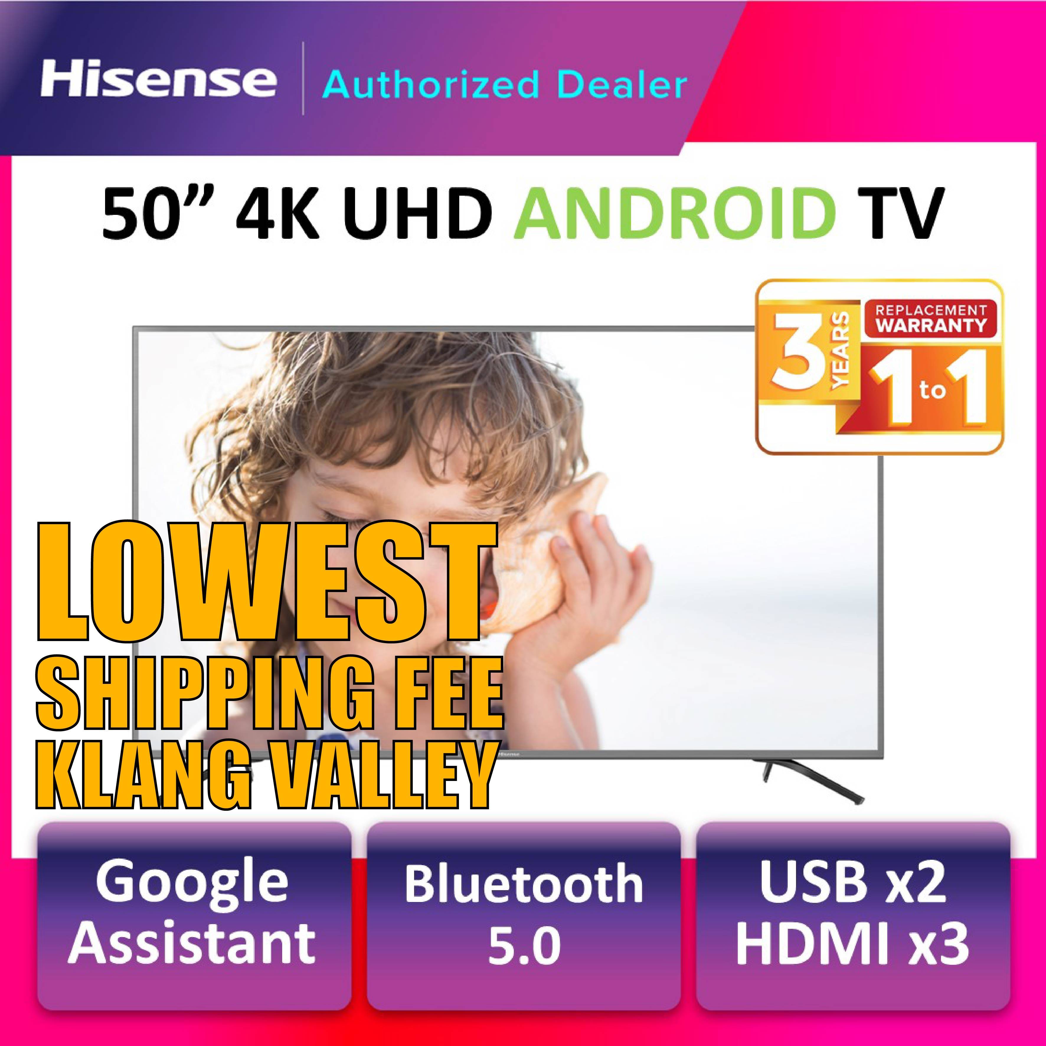 Hisense (50" Inch) 4K UHD Android TV 50B7200UW | Lazada