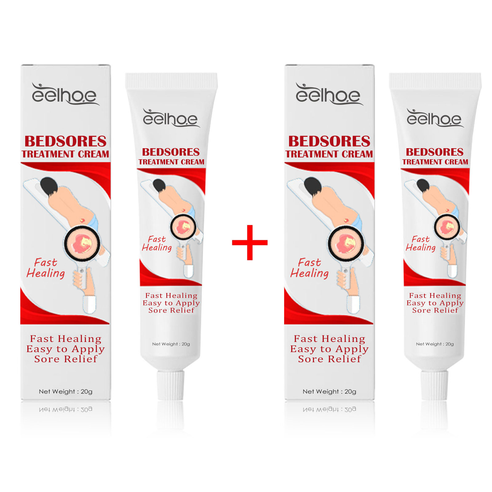 Eelhoe Bedsores Wound Healing Cream Treatment Pain Festering Necrotic ...