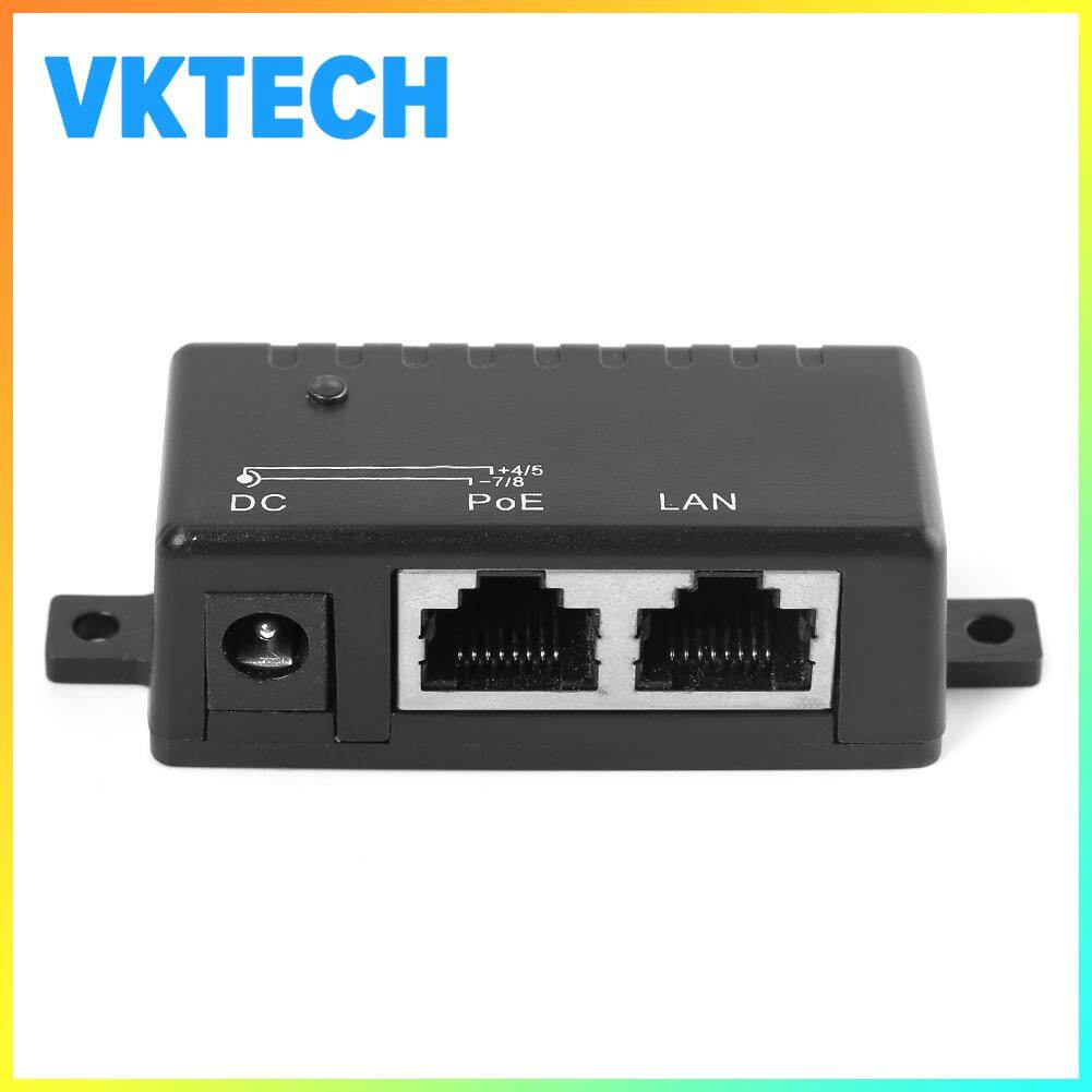 DC12-48V Passive POE Injector Power Over Ethernet Splitter for IP ...