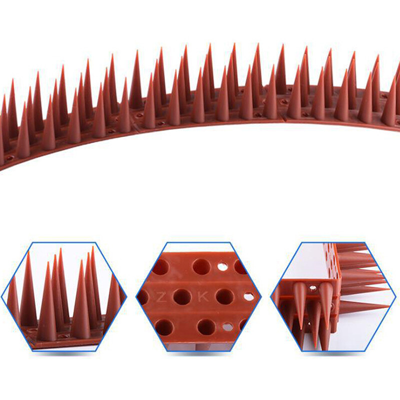 Cat Bird Repellent Spikes Outdoor Fence Security Plastic Deterrent ...