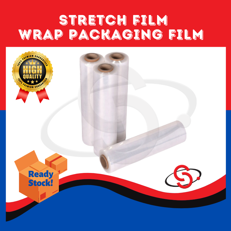 SCM 500mm x 1.9Kg Transparent Stretch Film Clear Wrapping Film ...