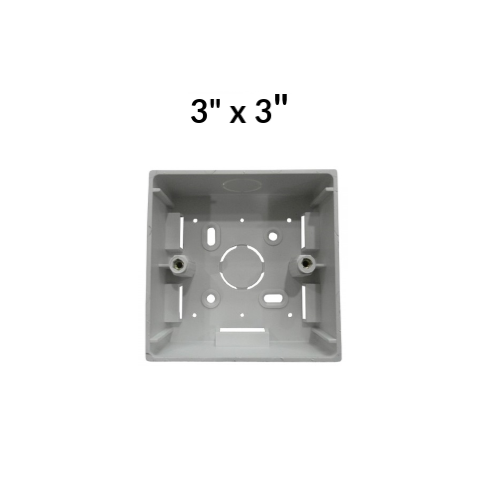 [3x3/3x6/3x7] PVC Box Surface Nut Box/ Electrical Box | Lazada