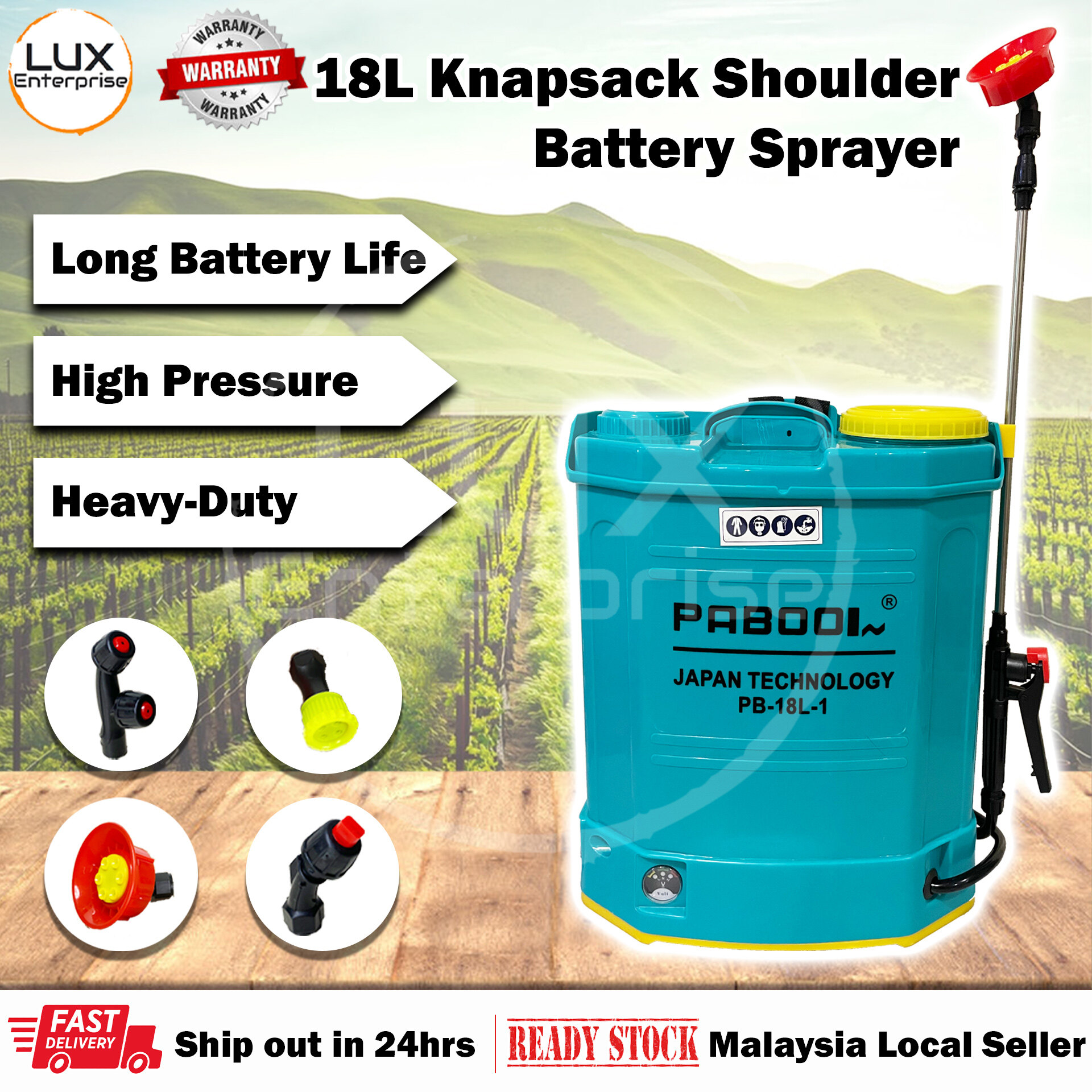 🔥READY STOCK🔥 PREMIUM Japan Battery Knapsack Sprayer Pump 18L ...