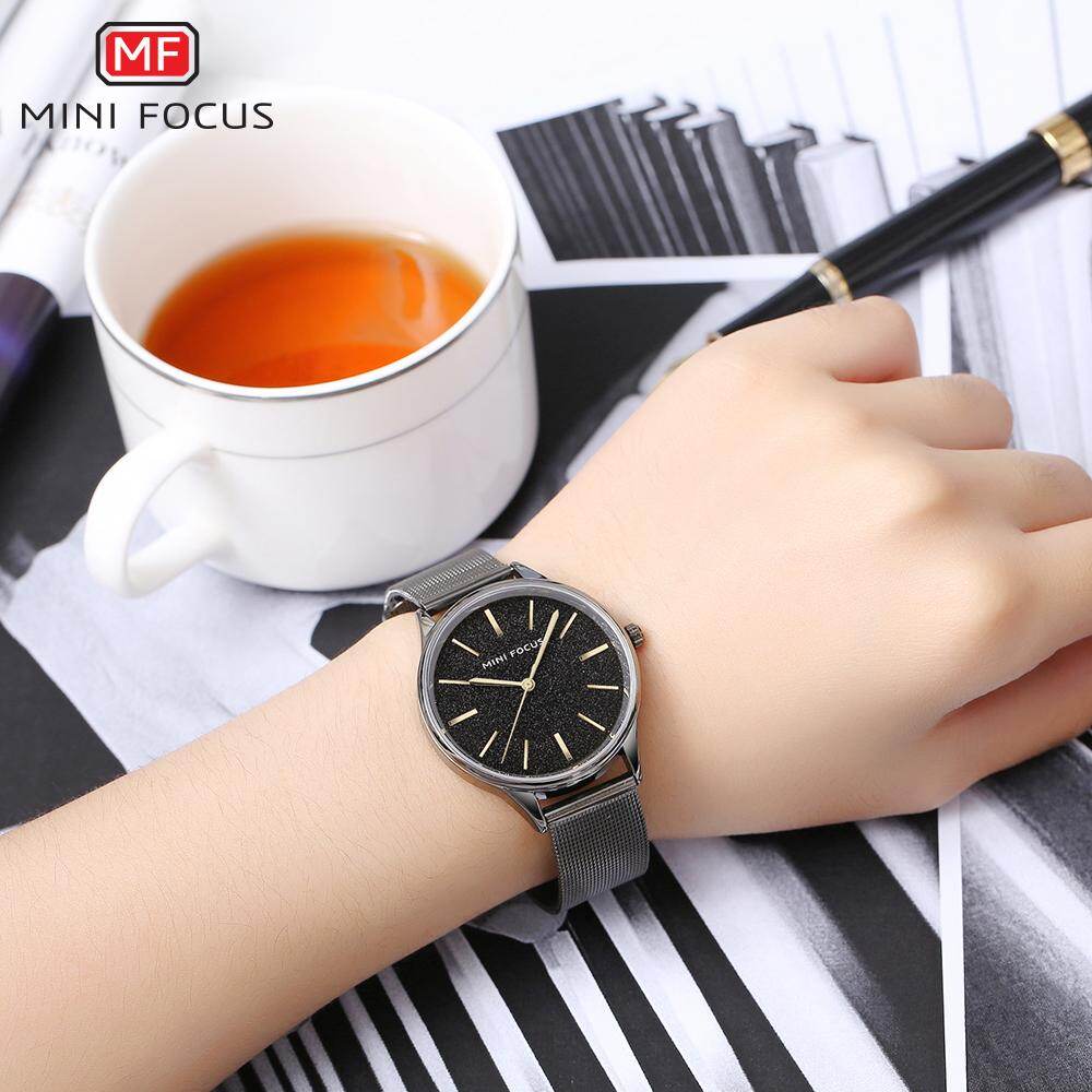 Minifocus มินิโฟกัส mf0044l ด้านบนแบรนด์หรูนาฬิกาสำหรับผู้หญิงแฟชั่นผู้หญิงควอตซ์นาฬิกาแนวโน้ม ...