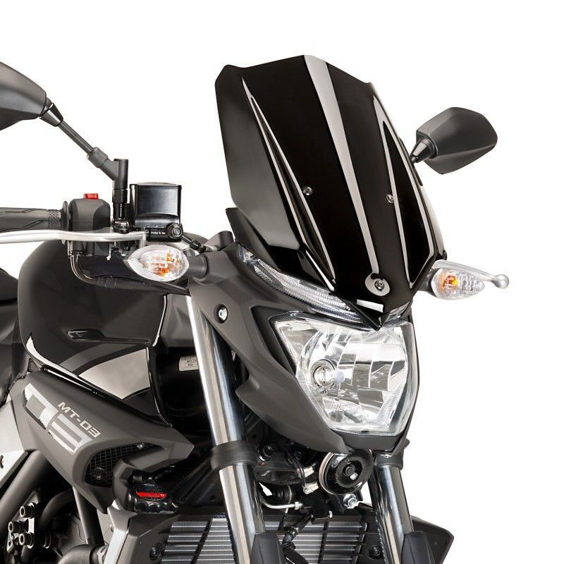 For Yamaha MT-03 MT03 2015 2016 2017 2018 Windscreen Windshield Shield ...