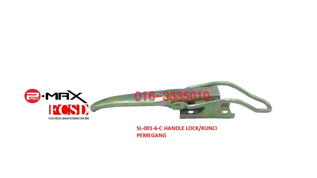 SL-001-6-C Lorry Truck Steel Body Handle Lock with Spring Kunci ...