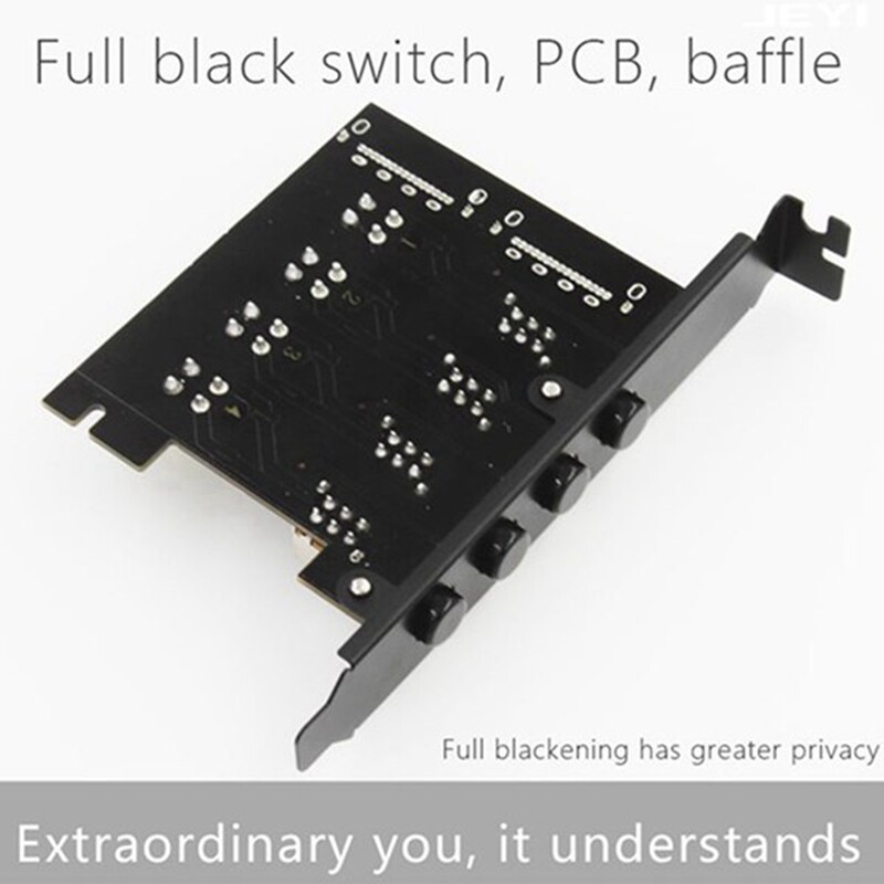 4 Ports HDD Power Control Switch Hard Drive Switcher 15-Pin SATA ...