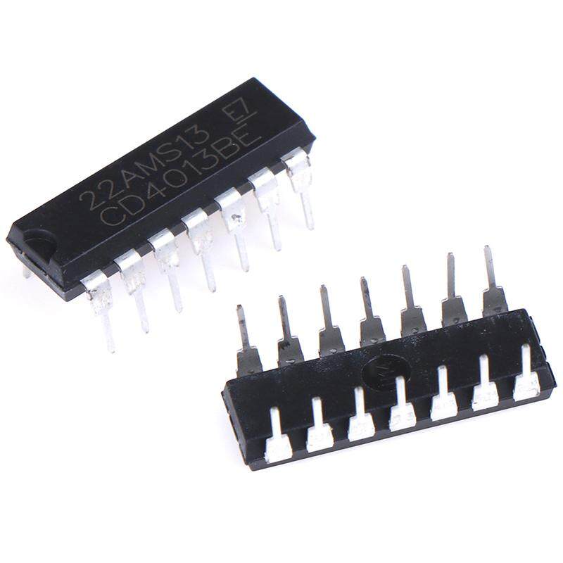 10ชิ้นใหม่ CD4013BE CD4013 Dual D-Type Flip-Flop Ic Dip-14 Logic ชิป ...