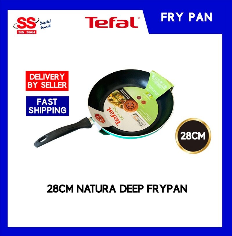 Tefal Q-SAM FRYPAN 28cm B22666 Natura Deep Frypan | Lazada