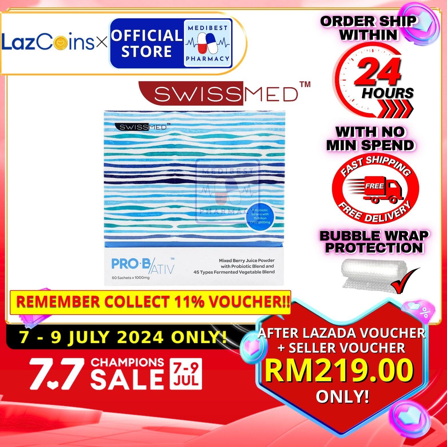 Swissmed Pro-B/ATIV 1000mg 60's | Lazada