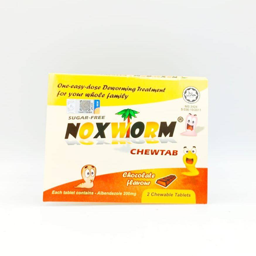 NOXWORM CHOCOLATE FLAVOUR (SUSPENSION 10ml / CHEWTAB 2's) | Lazada NOXWORM CHOCOLATE FLAVOUR (SUSPENSION 10ml / CHEWTAB 2's) | Lazada