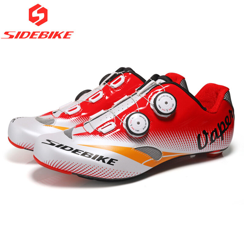 Sidebike sd004 road cycling shoes carbon sole road bike shoes men racing professional athletic ...
