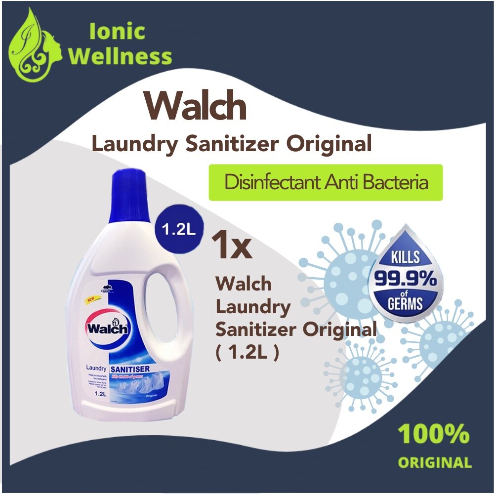 Ready Stock Walch Laundry Sanitiser Original 1.2L Disinfectant ...