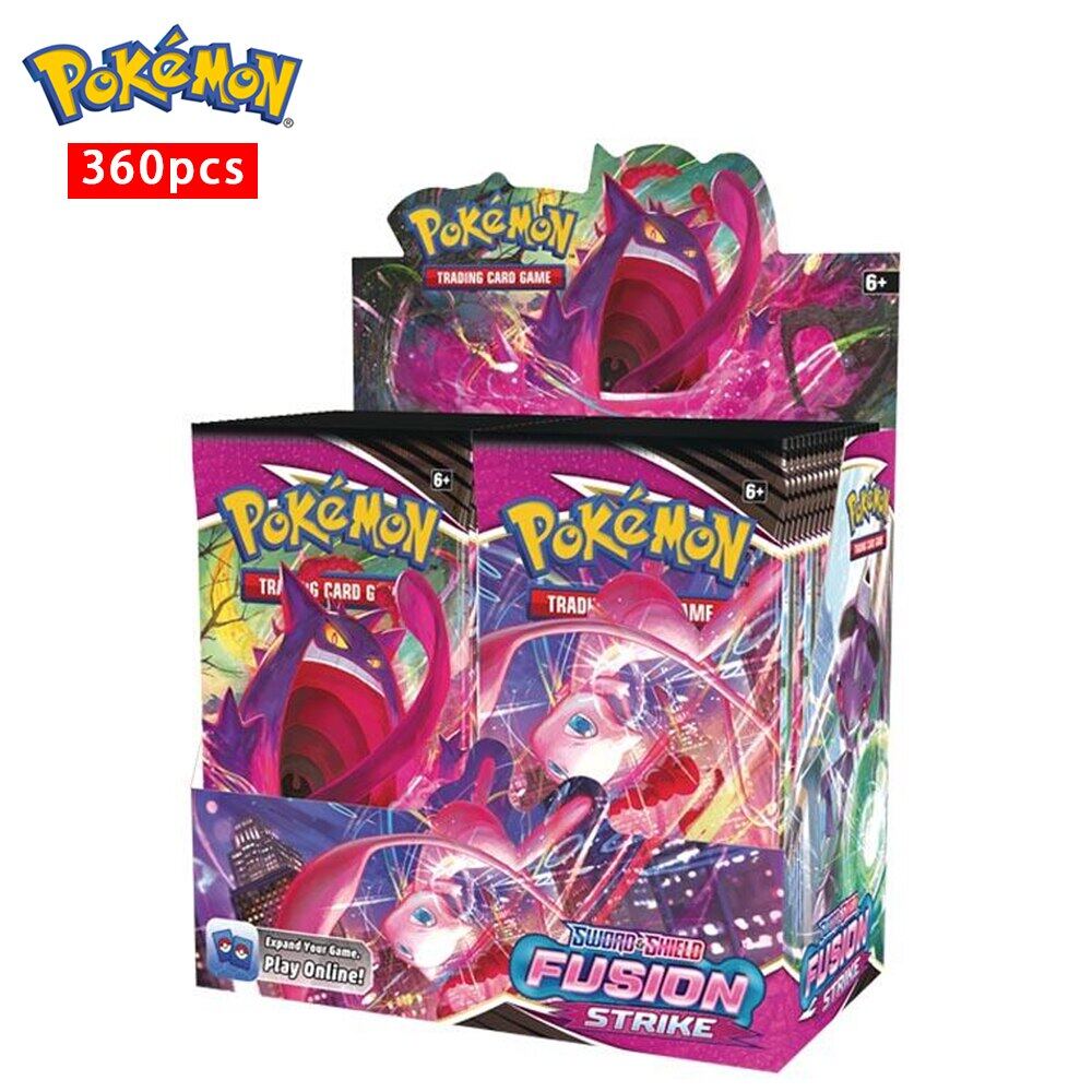 2021 Newest Spanish Pokemon Cards 360Pcs ES Pokémon TCG: FUSION Dark ...